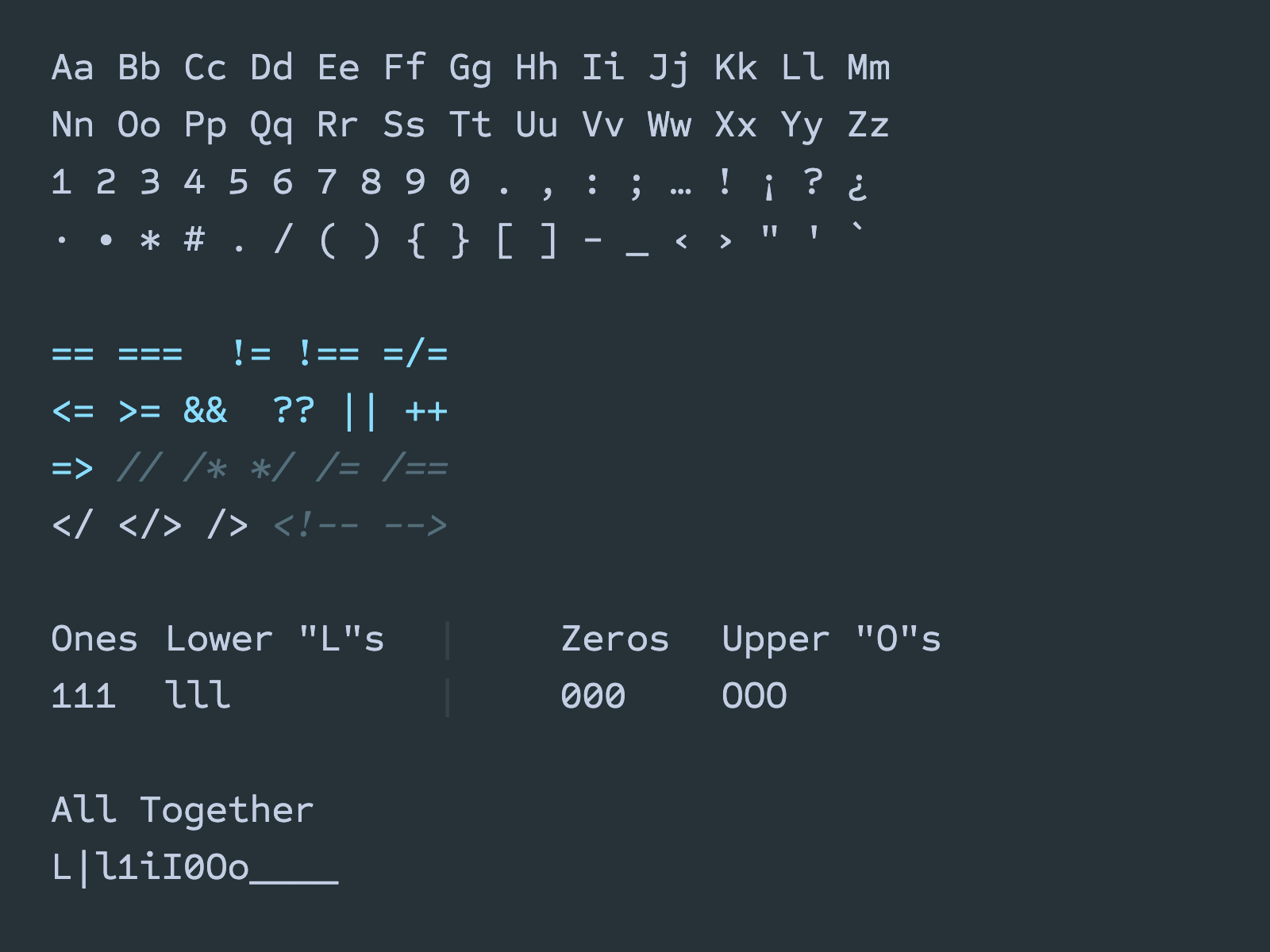 Coding Fonts — Sometype Mono