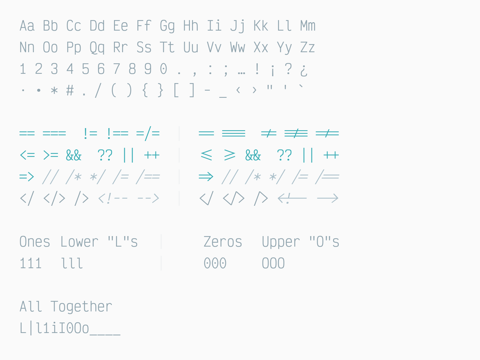 Coding Fonts — Victor Mono